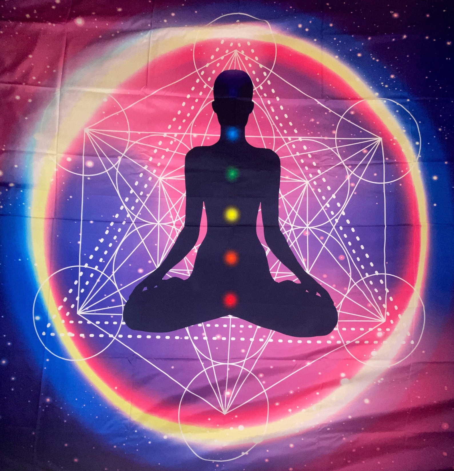 Large Merkaba Metatron Cube Meditation Wall - Etsy