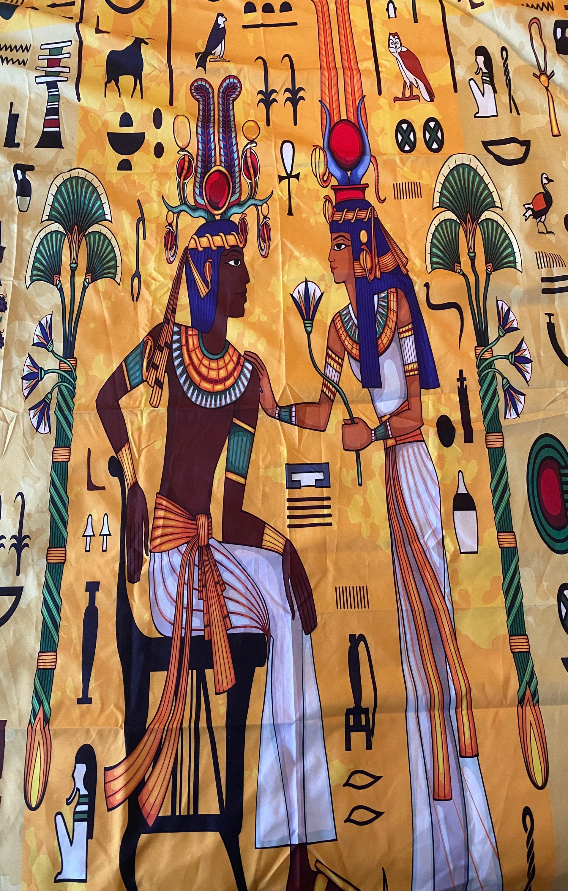 Ancient Egyptian Wall Tapestry60 by 60 inches | Etsy