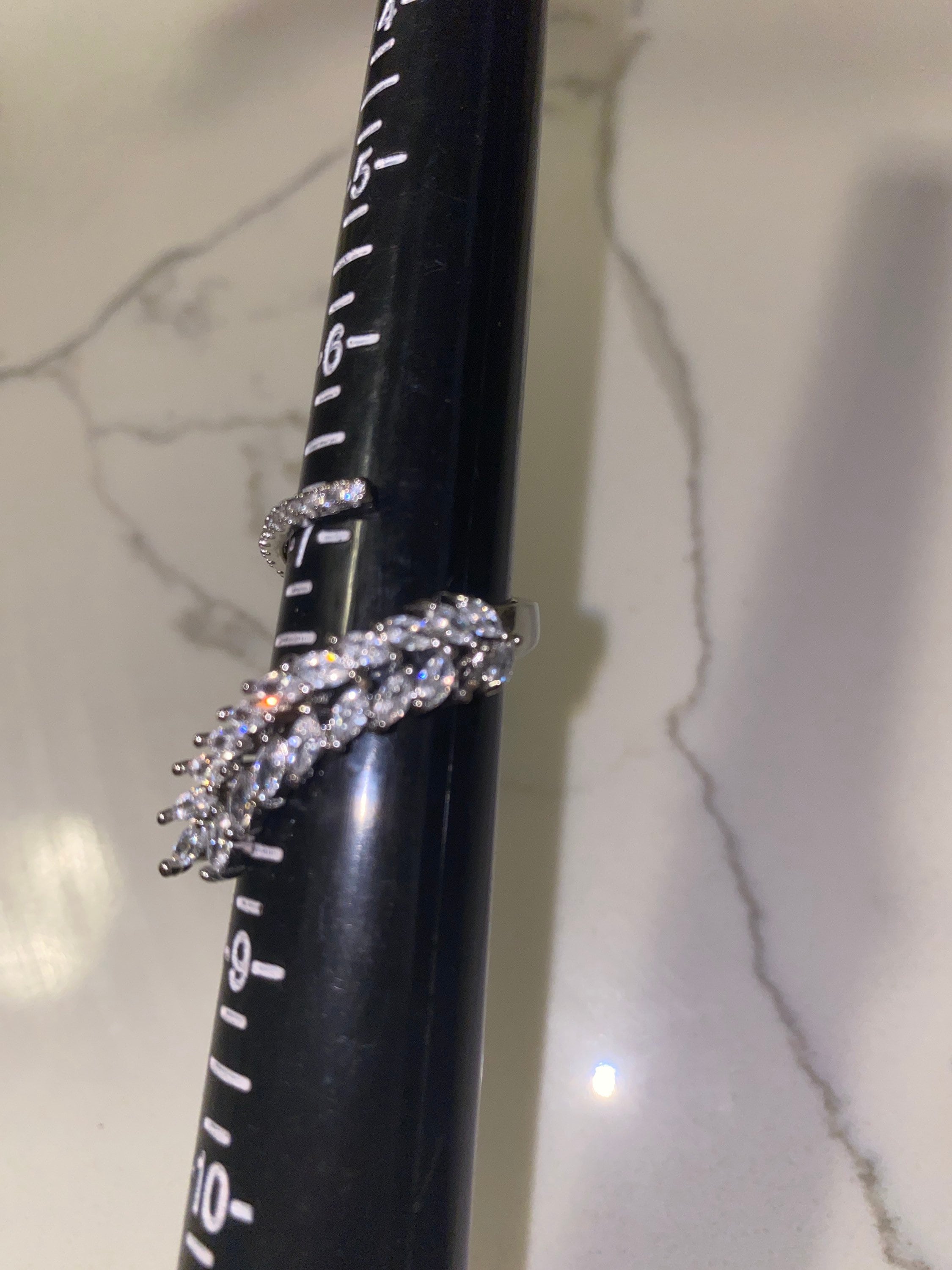 Spiral Resizable Diamond Ring - Etsy