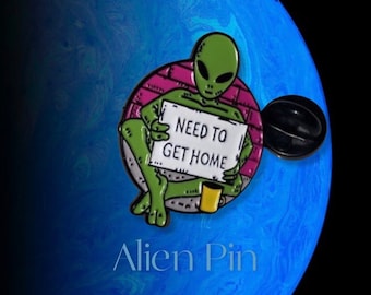 Roswell Alien Pin Badge - Etsy