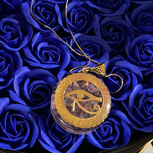 Egyptian Eye of Horus Necklace - Etsy