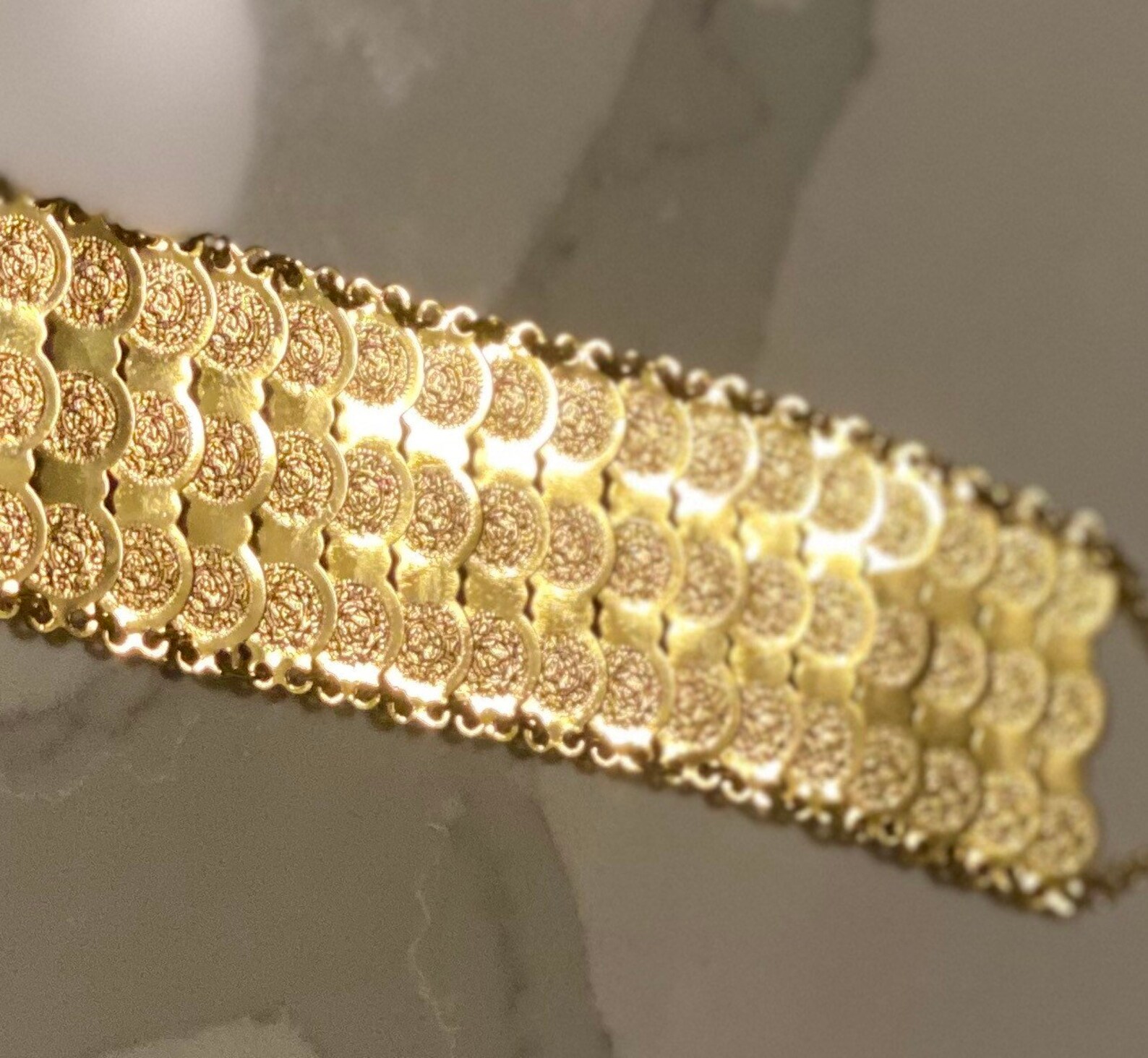 Gold Talisman Multilayered Bracelet - Etsy Sweden