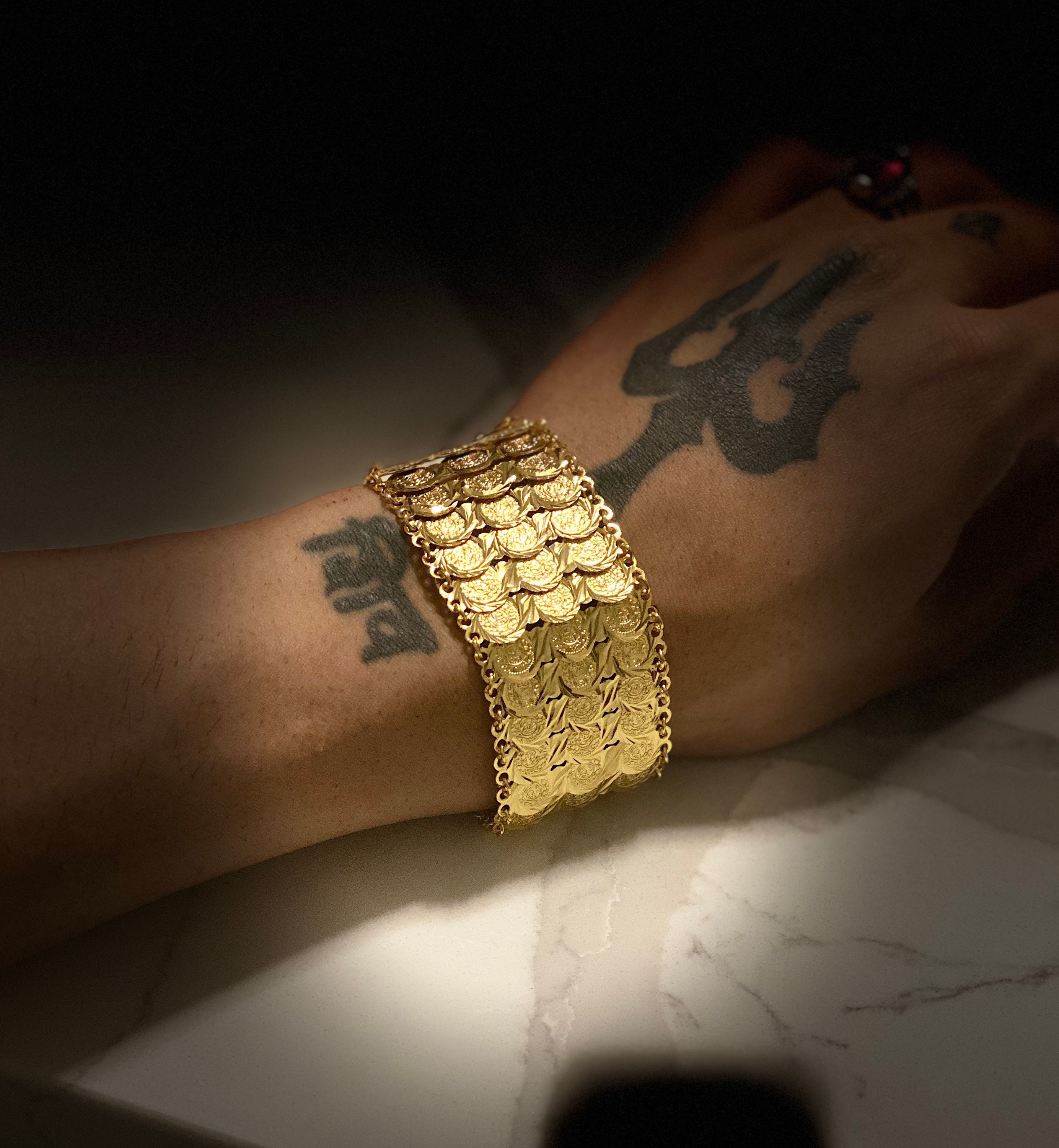 Gold Talisman Multilayered Bracelet - Etsy Sweden