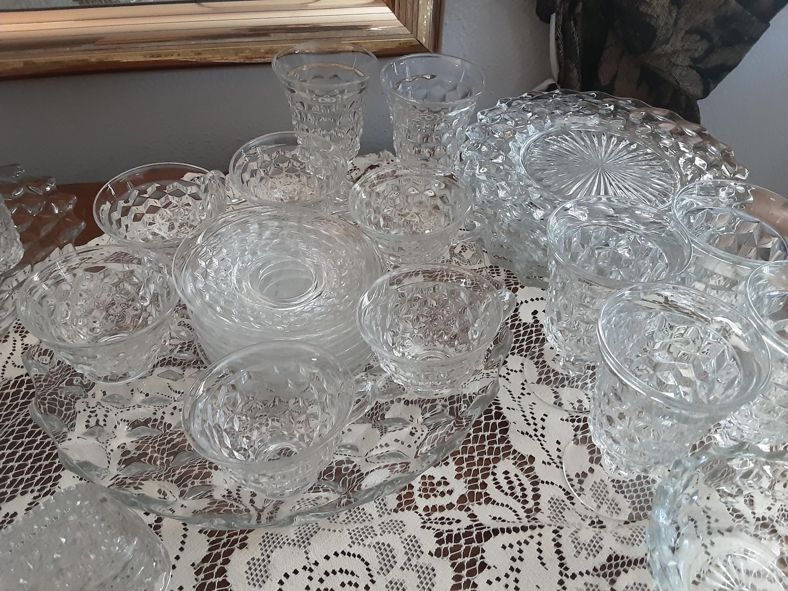 Fostoria American Crystal 52-piece Set - Etsy