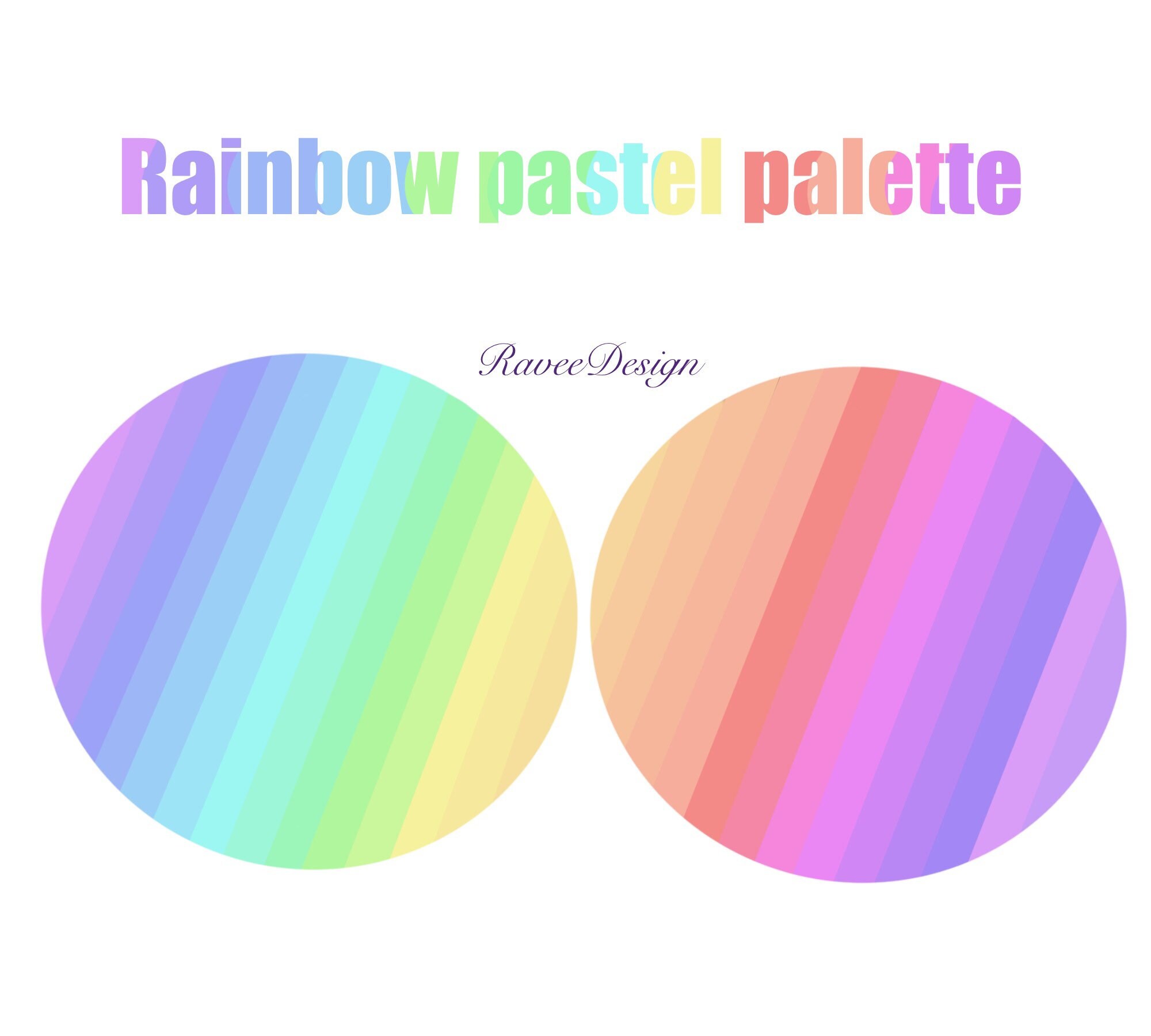30 Rainbow Pastel Color Palette Swatch Palette for Procreate - Etsy 30 Rainbow Pastel Color Palette Swatch Palette for Procreate - Etsy