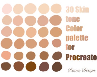 Skin Tone Palatte 144 Colors WITH Color Numbers - Etsy