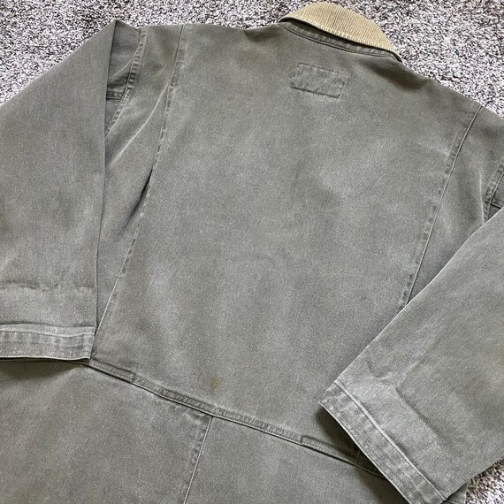 80s vintage sage green barn duster jacket - Gem