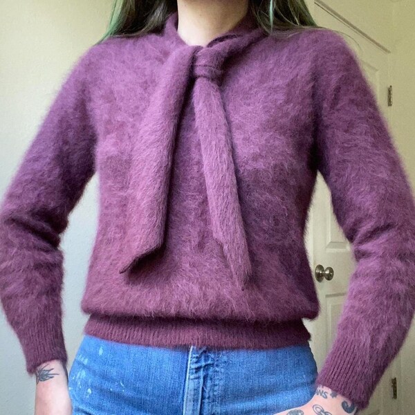 Angora Sweater - Etsy