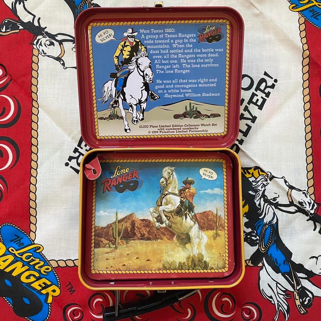 Vintage 1995 Does 1950s Collectors Replica the Lone Ranger Mini Lunch ...