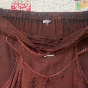 90s Vintage Indian Two Piece Dress and Skirt Set - Etsy