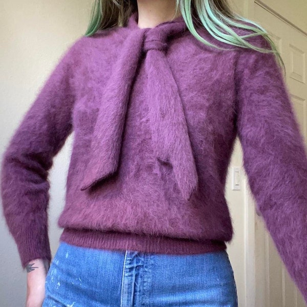 Angora Sweater Vintage - Etsy