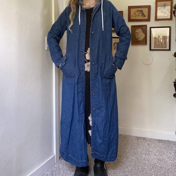 Denim Duster - Etsy