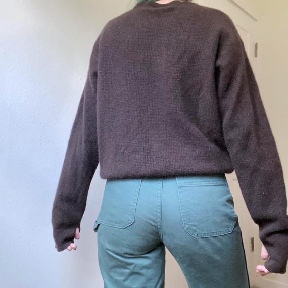 Scottish cashmere brown sweater by R. Derwin Litchfie… - Gem