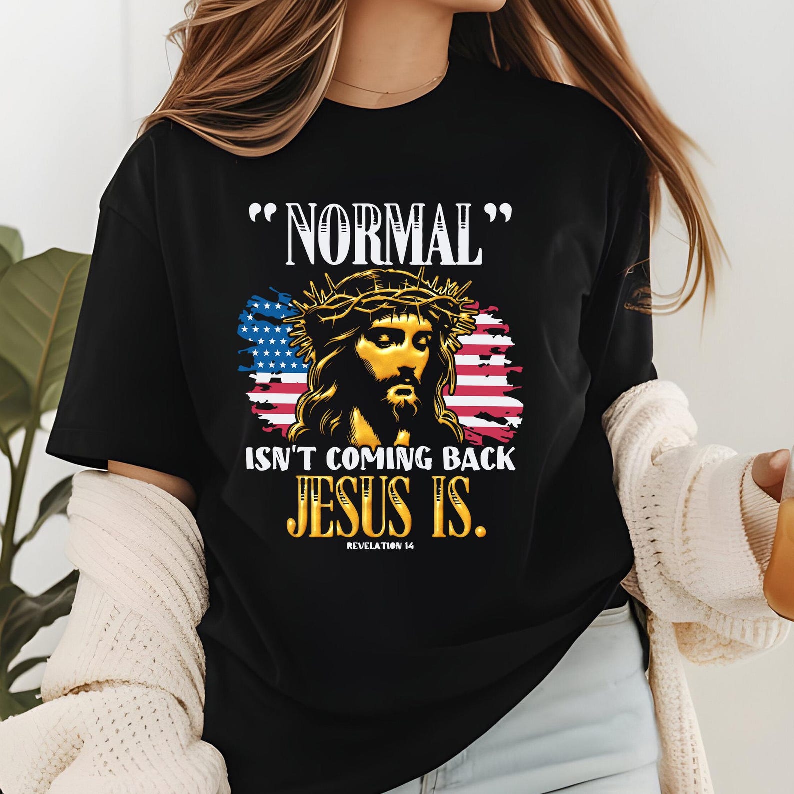 Normal Isn't Coming Back Jesus is Shirt, Revelation 14 Sweatshirt ...