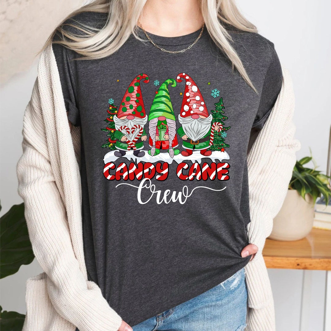 Candy Cane Crew Shirt - Holiday Party Apparel, Family Christmas Pajama ...