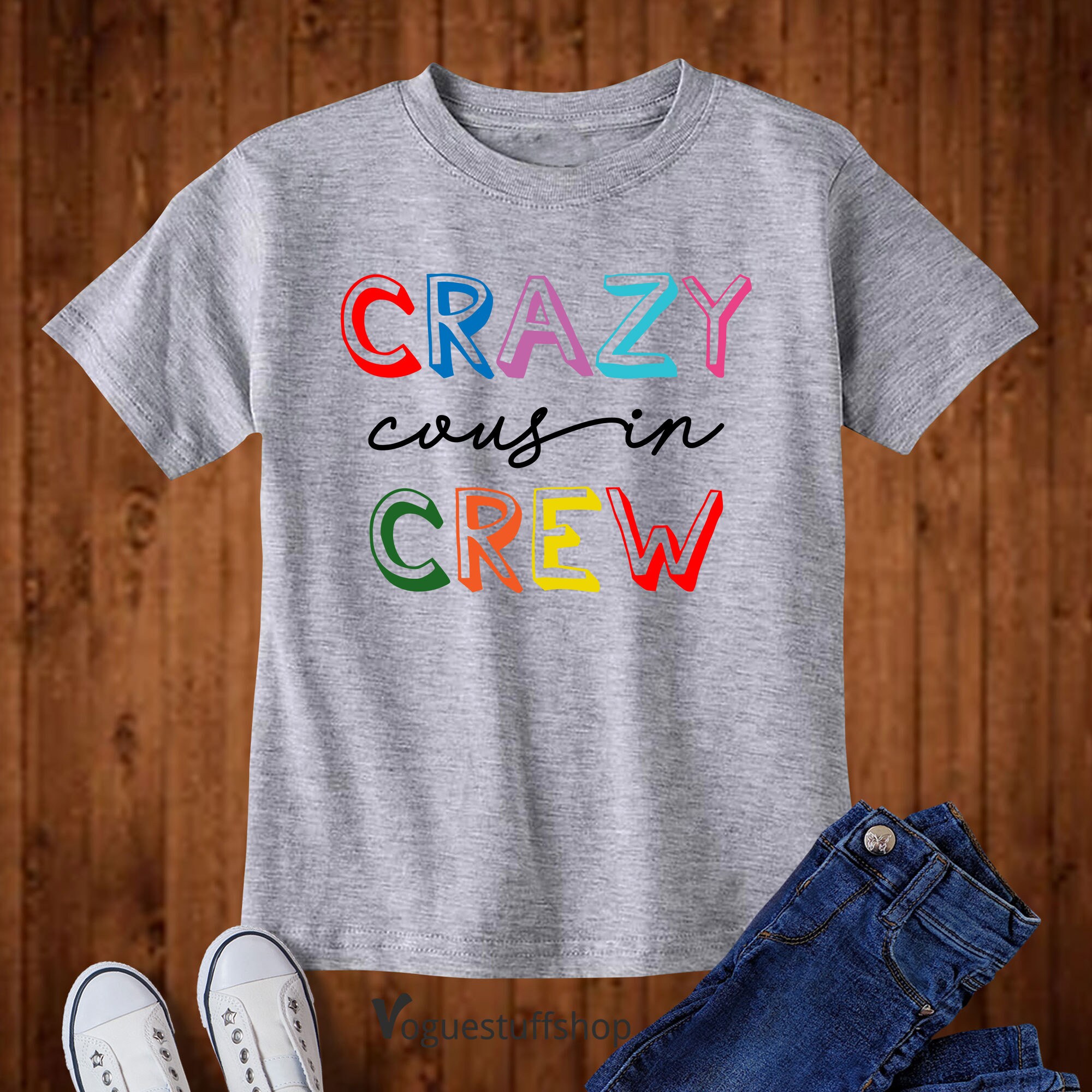 Crazy Cousin Crew T Shirt Cousin Crew Shirt Cousin Squad Shirt - Etsy