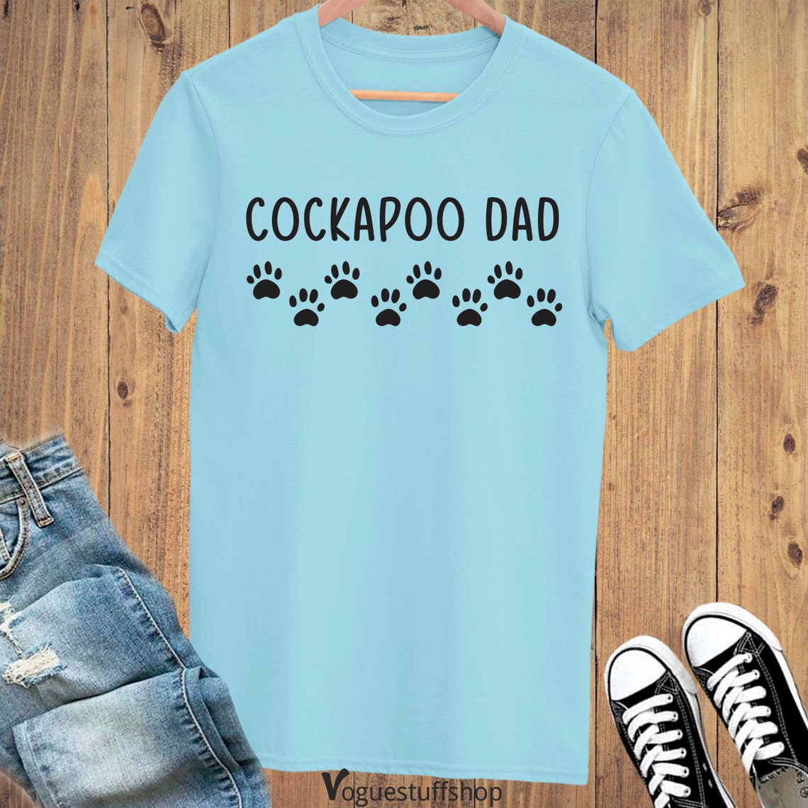 Cockapoo Dad T Shirt Fathers Day Shirts Father Day Gifts Daddy - Etsy