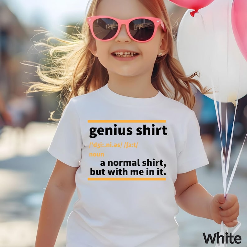 Genius Definition T-shirt Joke Funny Smart Clever Novelty Nerd Geek ...