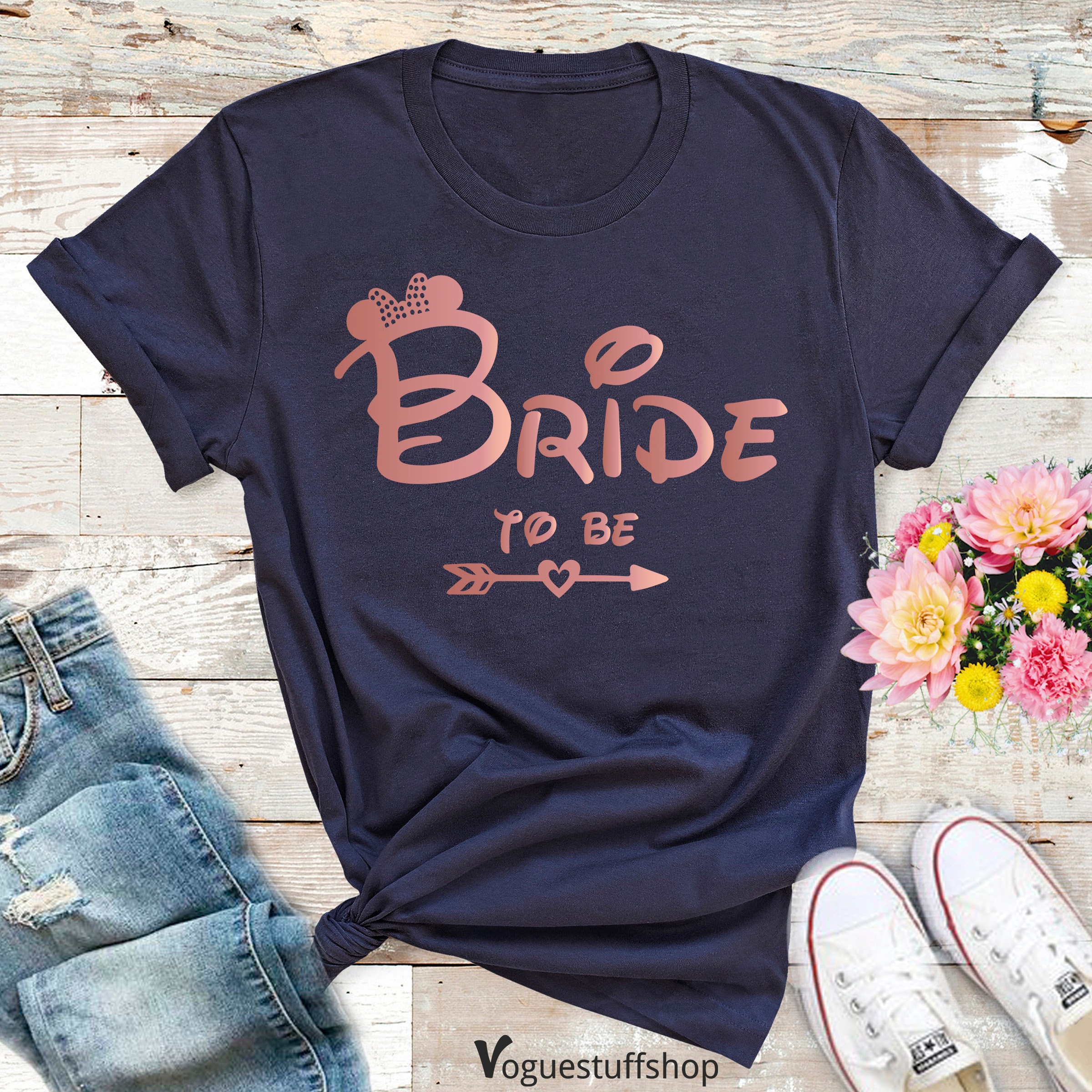 Disney Bride T Shirt Bride To Be Shirt Bride Squad Shirt Etsy