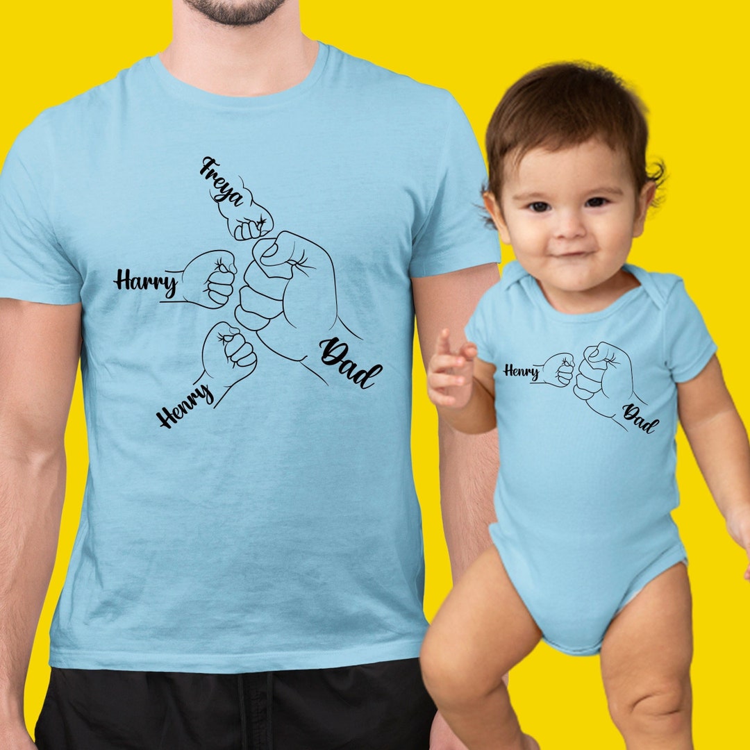 Custom Daddy T Shirt, Papa Shirt With Kids Name, Custom Grandpa Tee ...