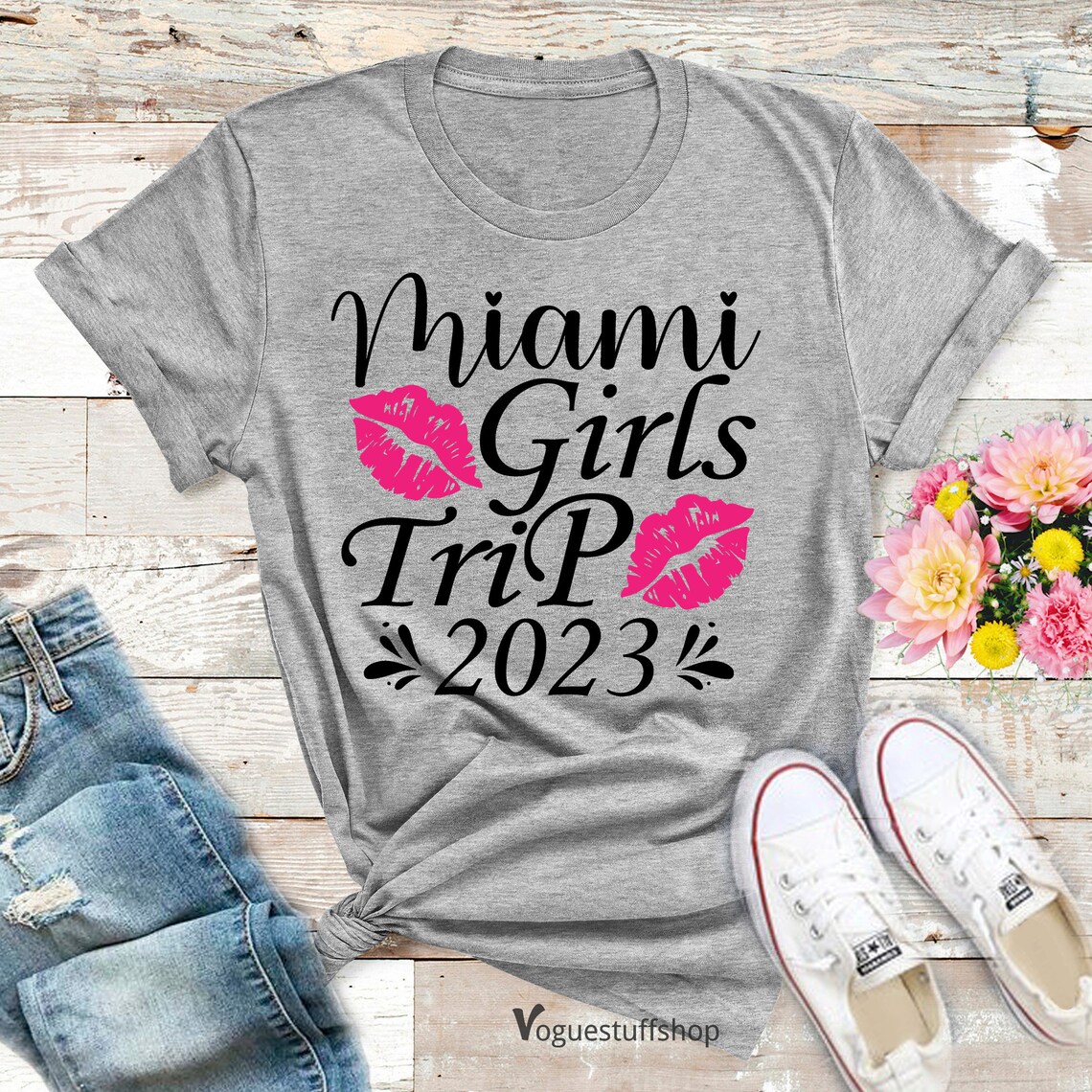 Miami Girls Trip Shirt Miami Girls Vacation Shirt - Etsy