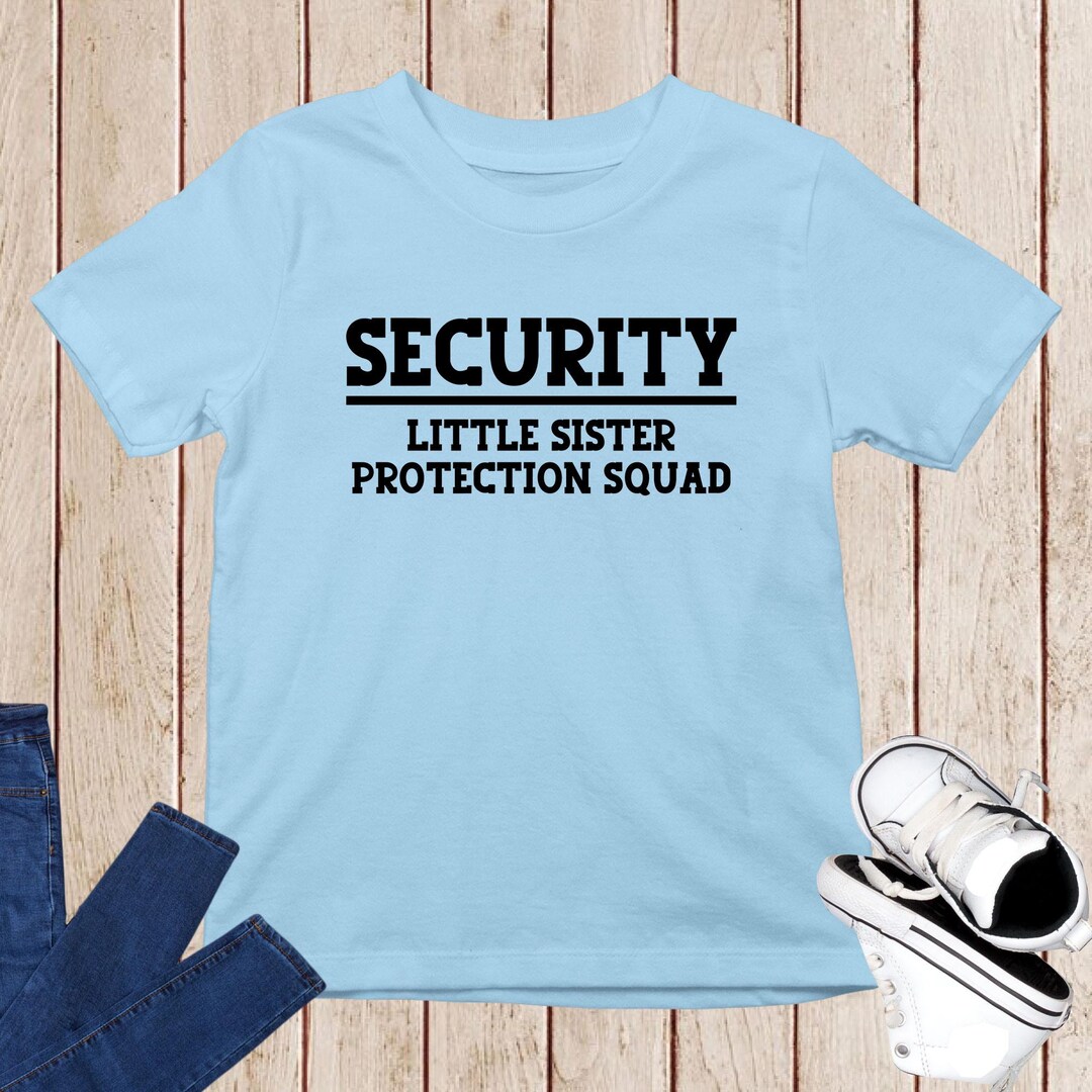 Big Brother Shirt, Sister Security Shirt, Promoted Big Brother Tee ...
