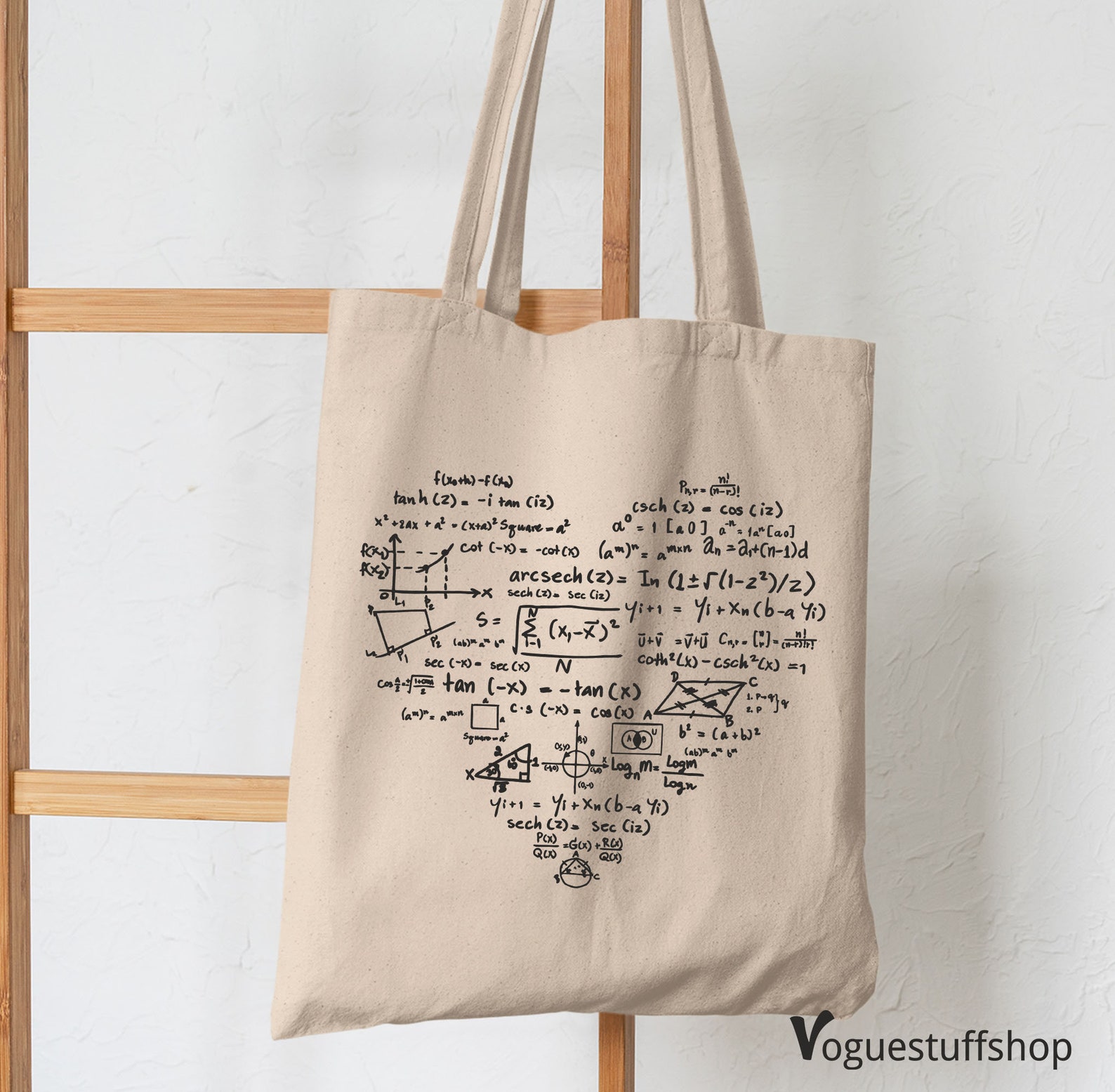 Math Teacher Tote Bag, School Leaving Gift, Science Teacher Tote Bag ...