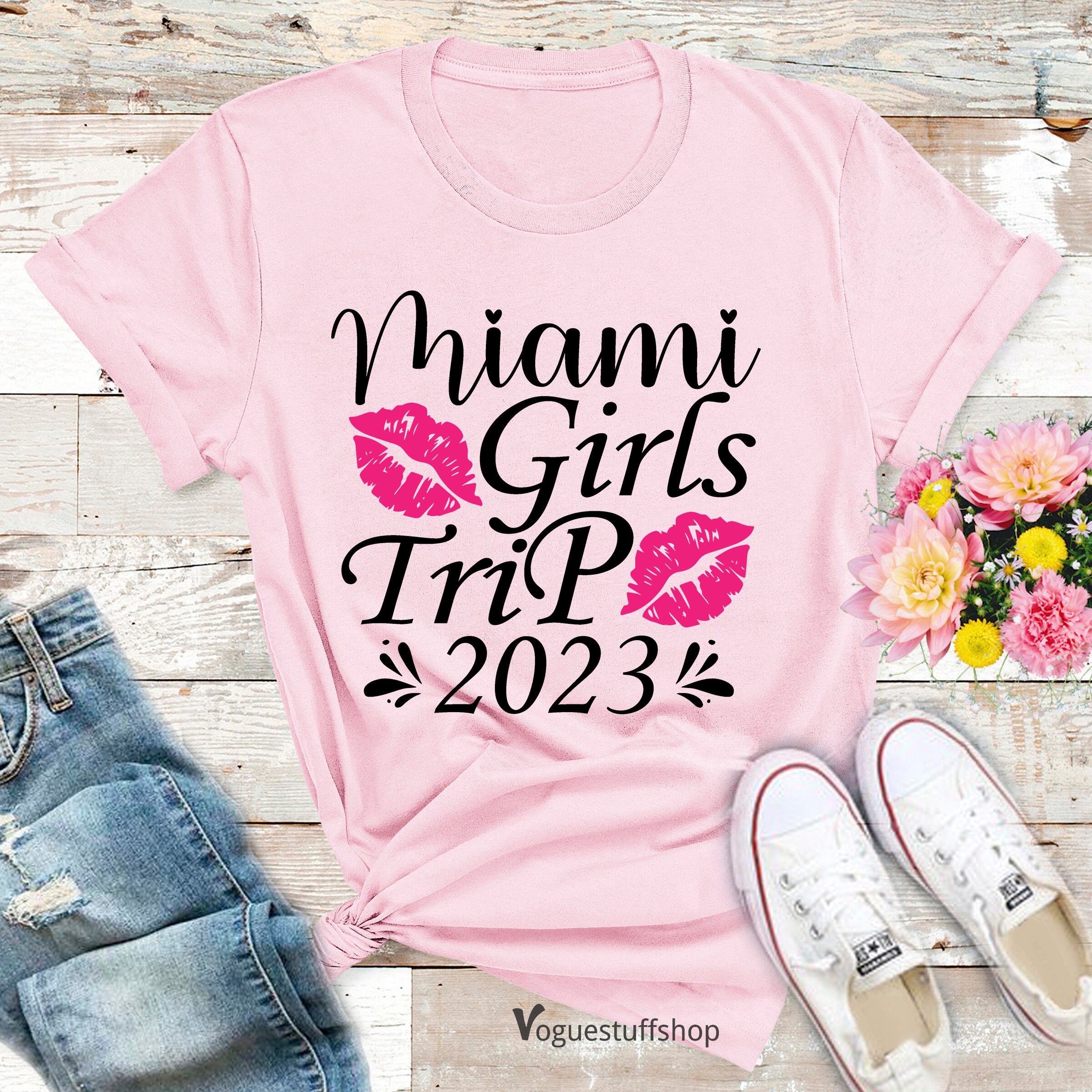 Miami Girls Trip Shirt Miami Girls Vacation Shirt - Etsy
