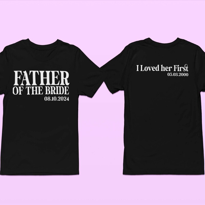 Father of the Bride Shirt - Etsy