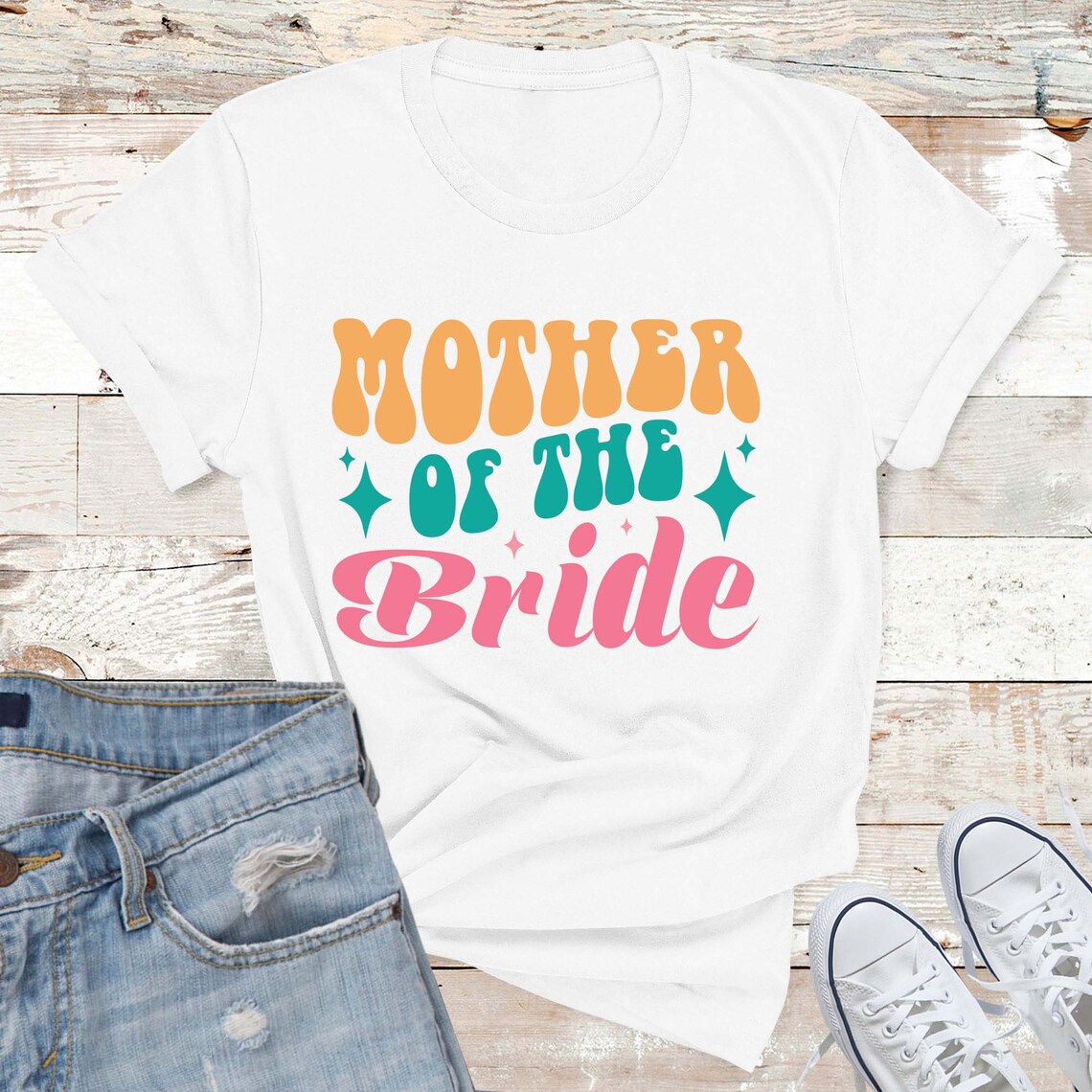 Mother of the Bride T Shirt, Wedding Shirt for Mother, Trendy Mother of ...