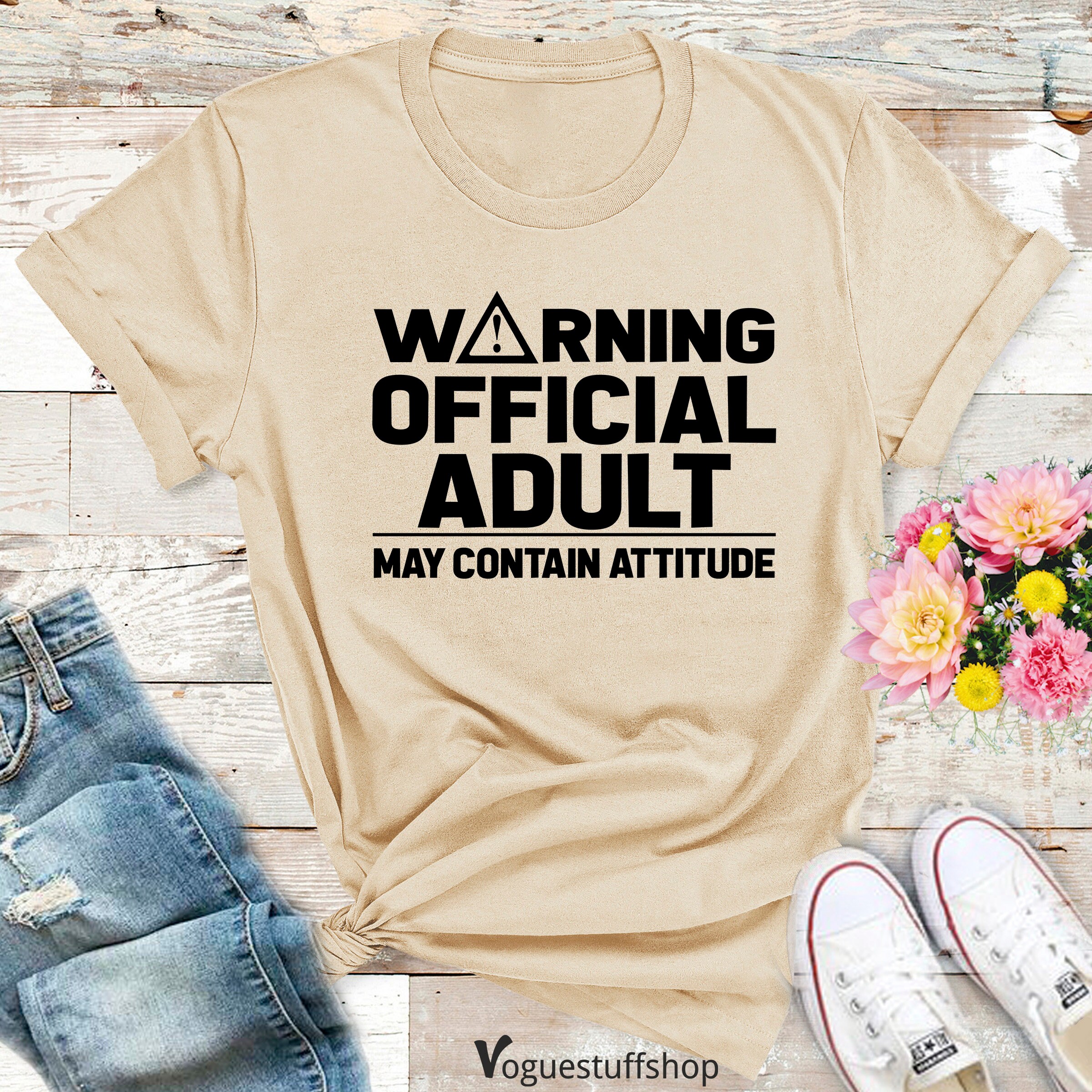 18th Birthday Shirt Warning Official Adult T Shirt 18th - Etsy UK