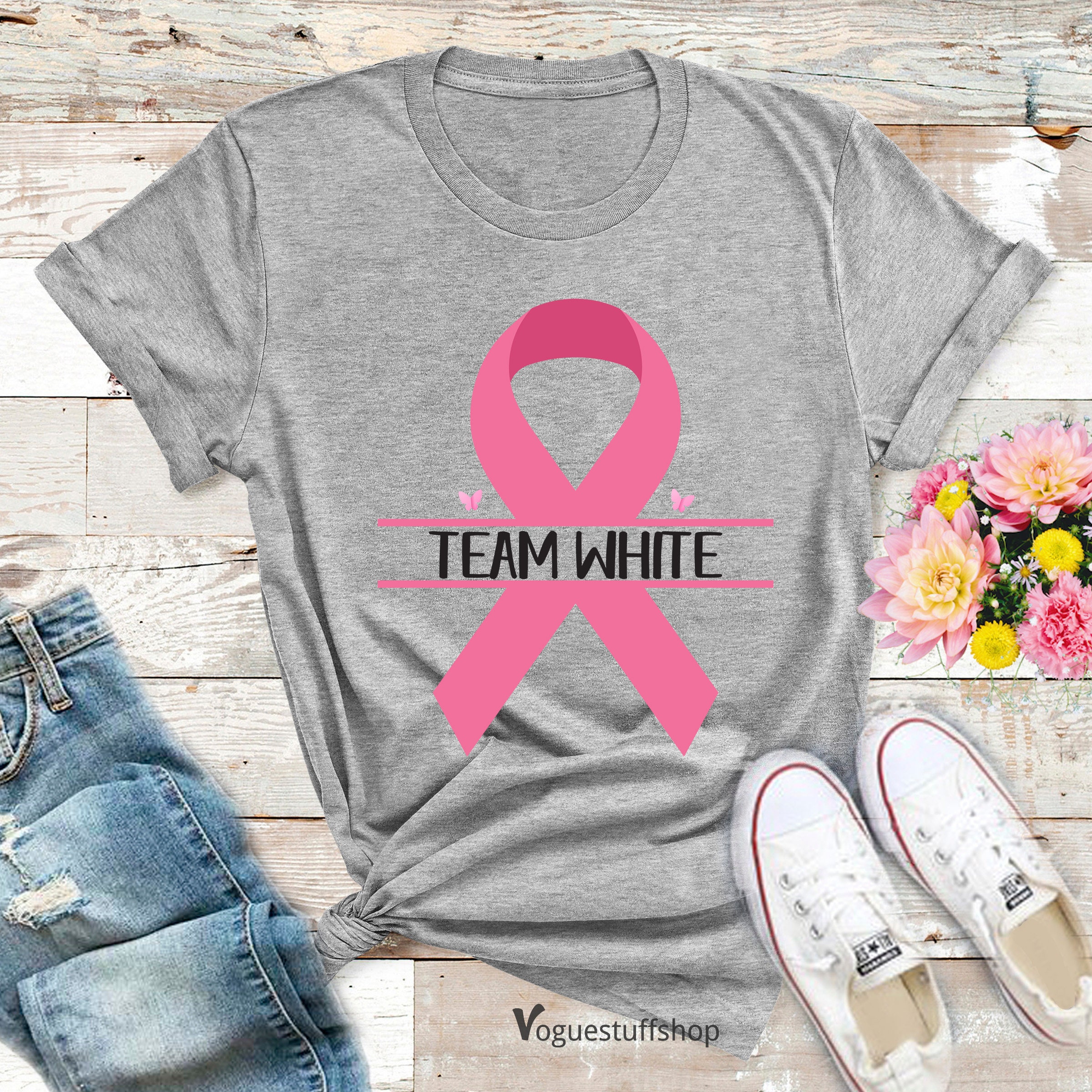 Breast Cancer T Shirt Personalisation Cancer Awareness T-shirt Custom ...