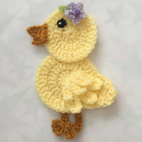 Duck Family Crochet Applique Pattern Instant Pdf Download - Etsy