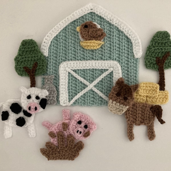 Farm Applique - Etsy