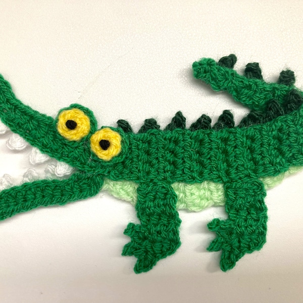 Alligator Applique - Etsy
