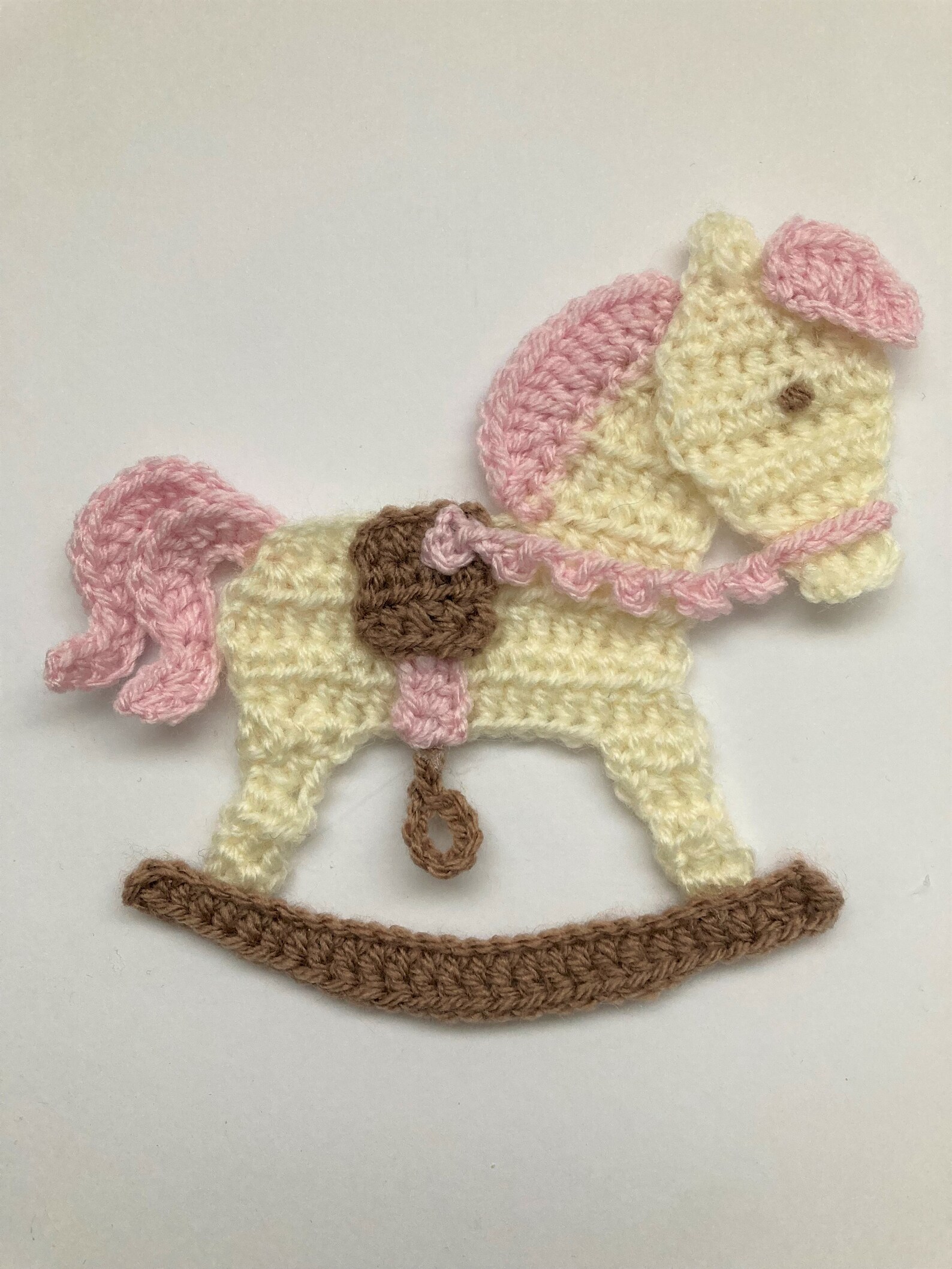 Rocking Horse Crochet Applique Pattern Instant Pdf Download - Etsy