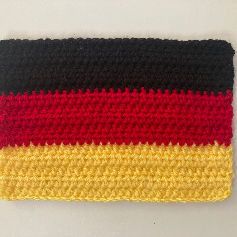 Crochet German Flag - Etsy UK