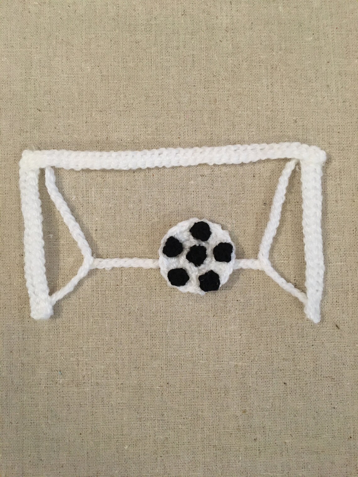 Crochet Pattern Footballer With Football and Goalpost - Etsy