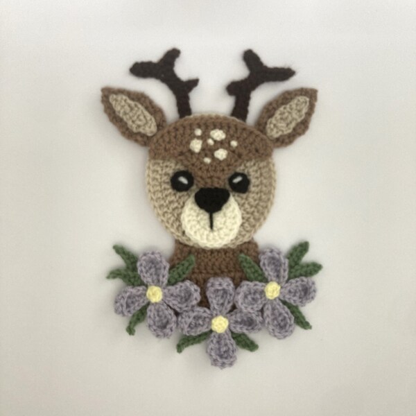 Crochet Deer Applique - Etsy