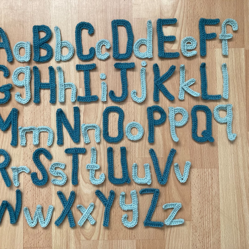 Crochet Alphabet Pattern - Etsy