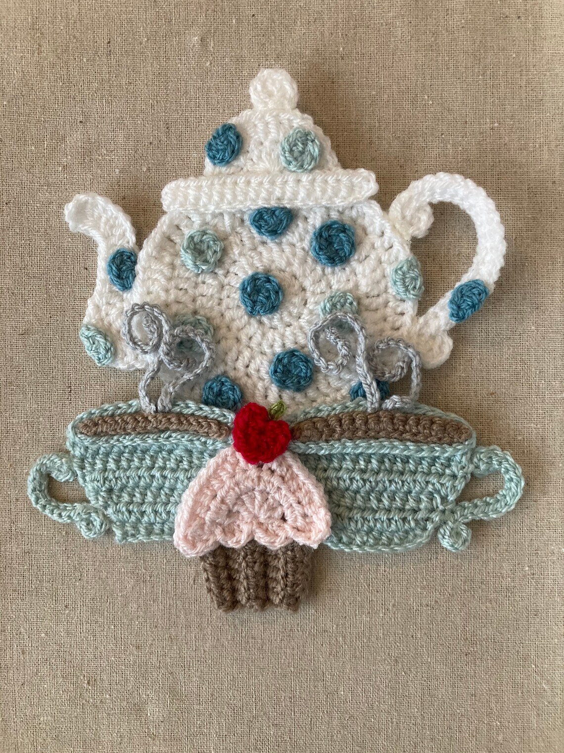 Afternoon Tea Applique Pattern Instant Pdf Download - Etsy