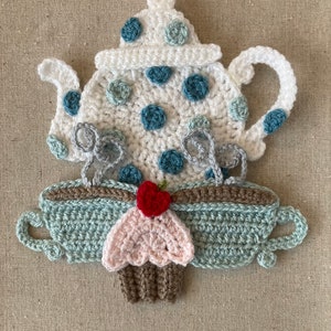 Afternoon Tea Applique Pattern Instant Pdf Download - Etsy