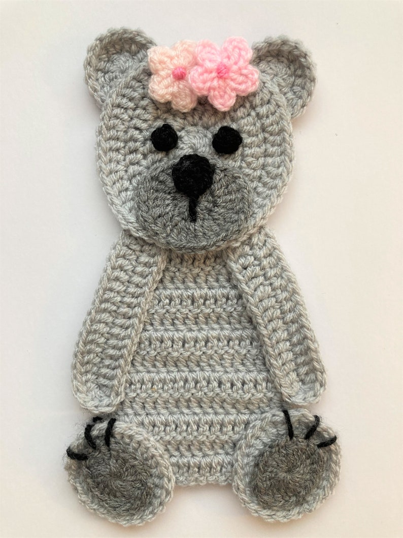 Bear Set Crochet Applique Pattern Instant Pdf Download - Etsy