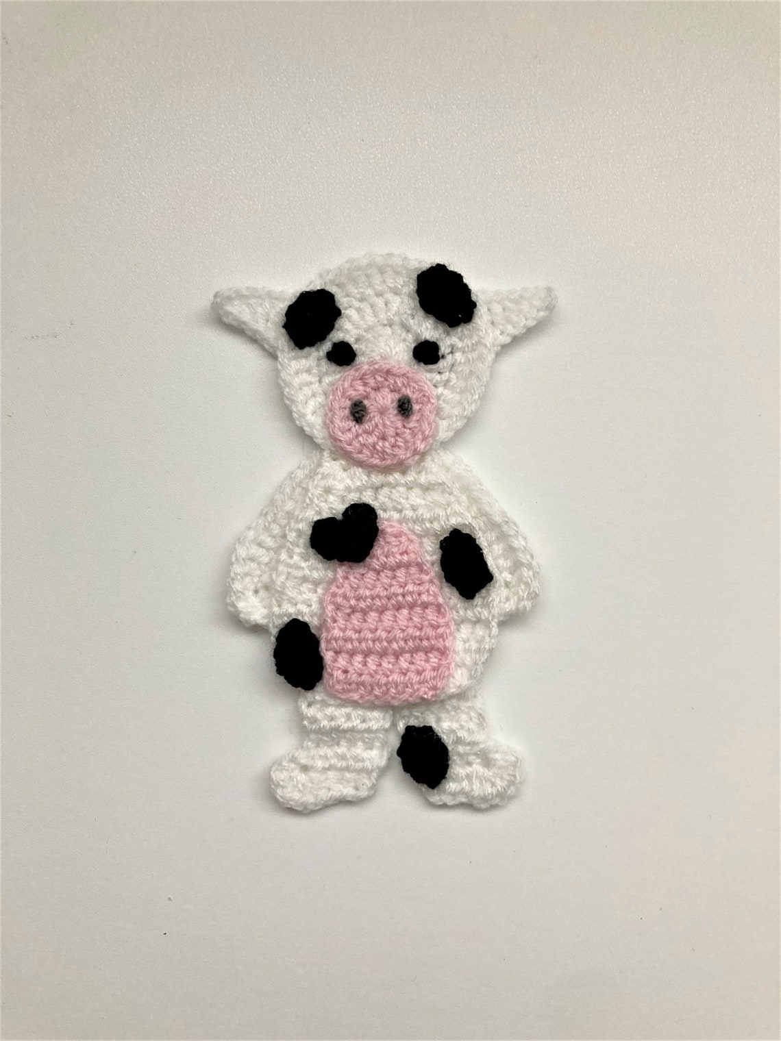 Standing Cow Crochet Applique Pattern Instant Pdf Download - Etsy