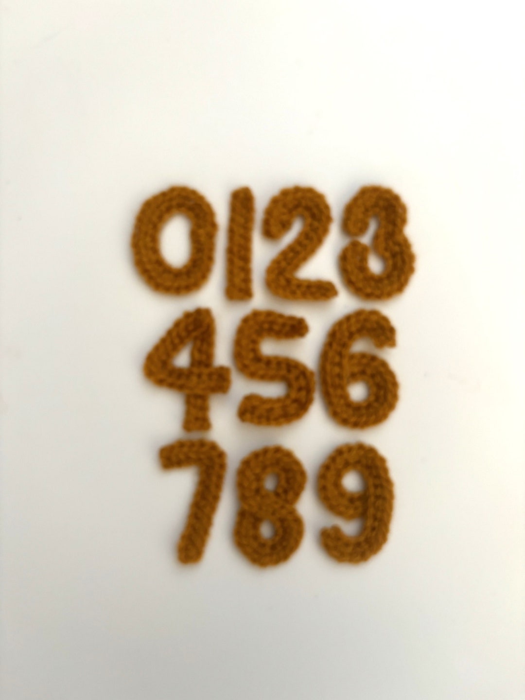 Mini Number Pack Crochet Applique Pattern - Etsy