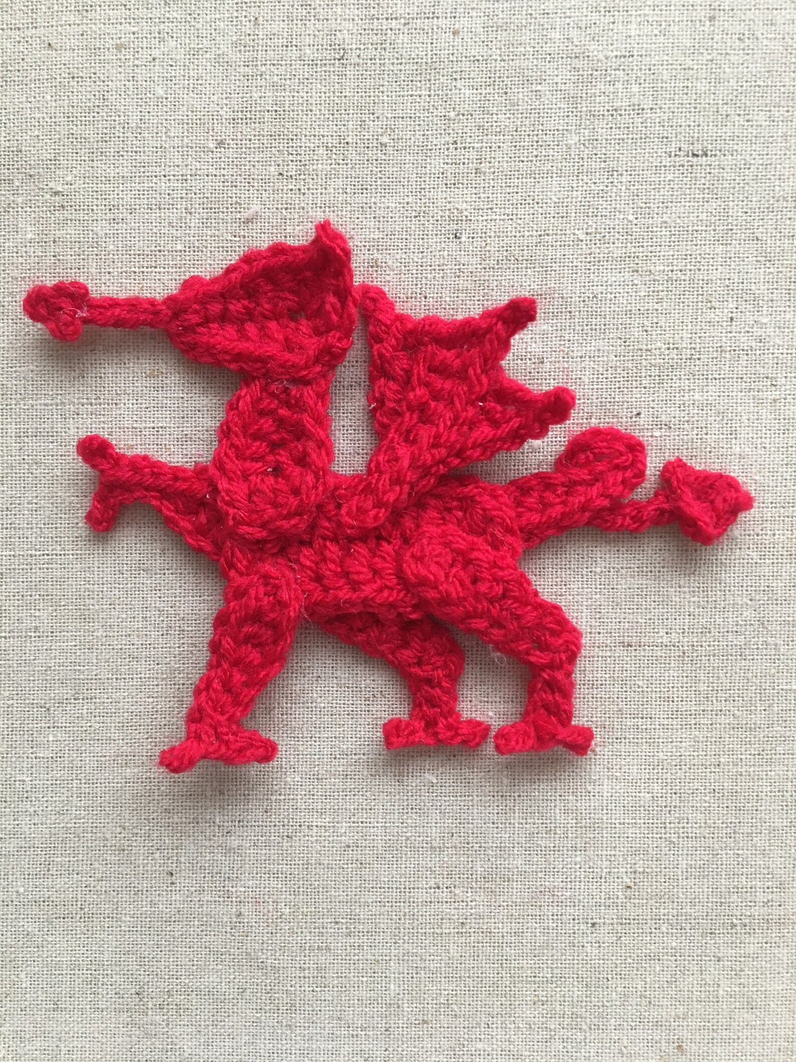Crochet Pattern Wales Flag Instant Pdf Download | Etsy