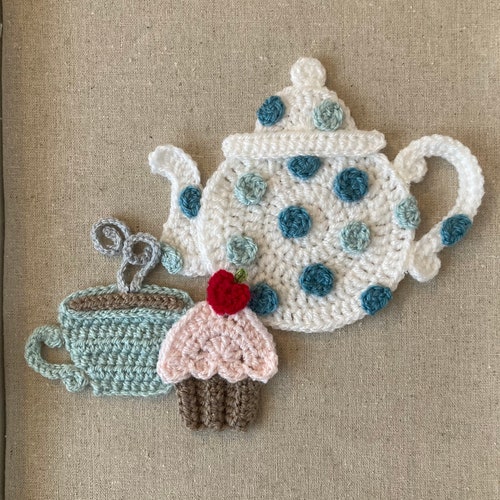Afternoon Tea Applique Pattern Instant Pdf Download - Etsy