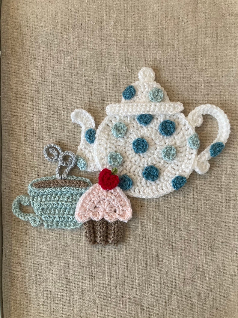 Afternoon Tea Applique Pattern Instant Pdf Download - Etsy UK
