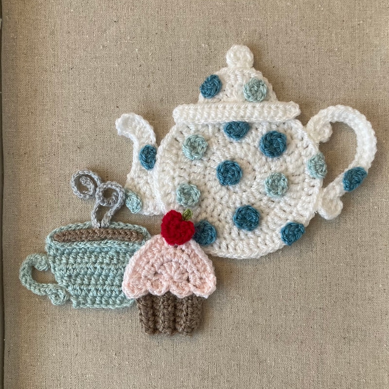 Teapot Applique - Etsy