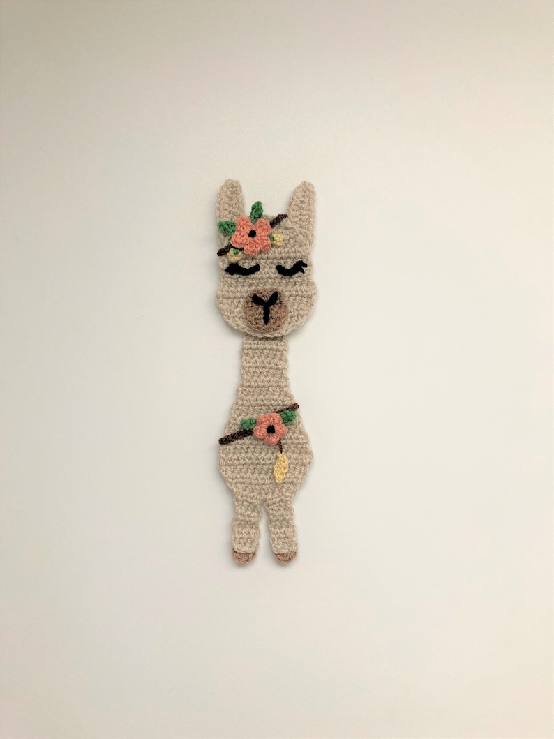 Lady Llama Crochet Applique Pattern Instant Pdf Download - Etsy
